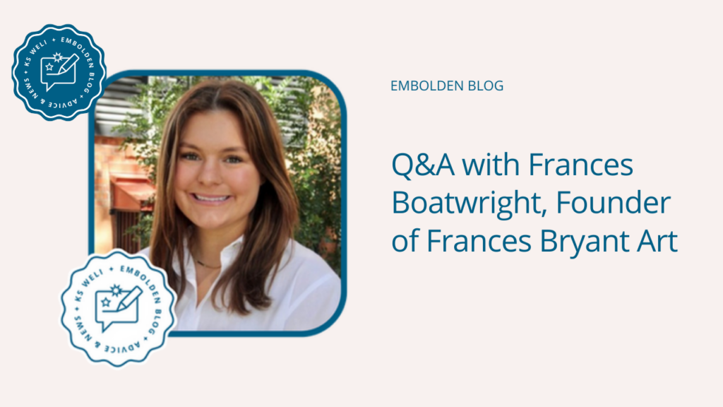 Q&A with Frances Boatwright, Founder of Frances Bryant Art - Kendra ...