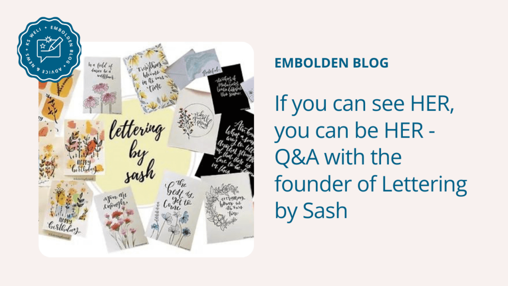 If you can see HER, you can be HER - Q&A with the founder of Lettering ...